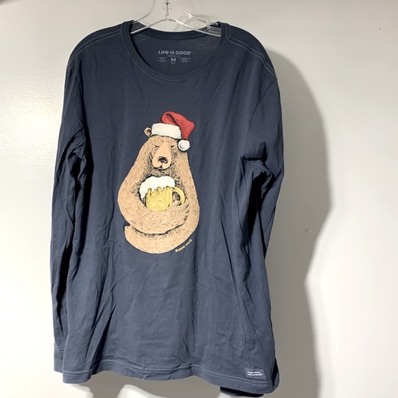 Life Is Good | Shirts | Life Is Good Beer Hug Shirt | Poshmark